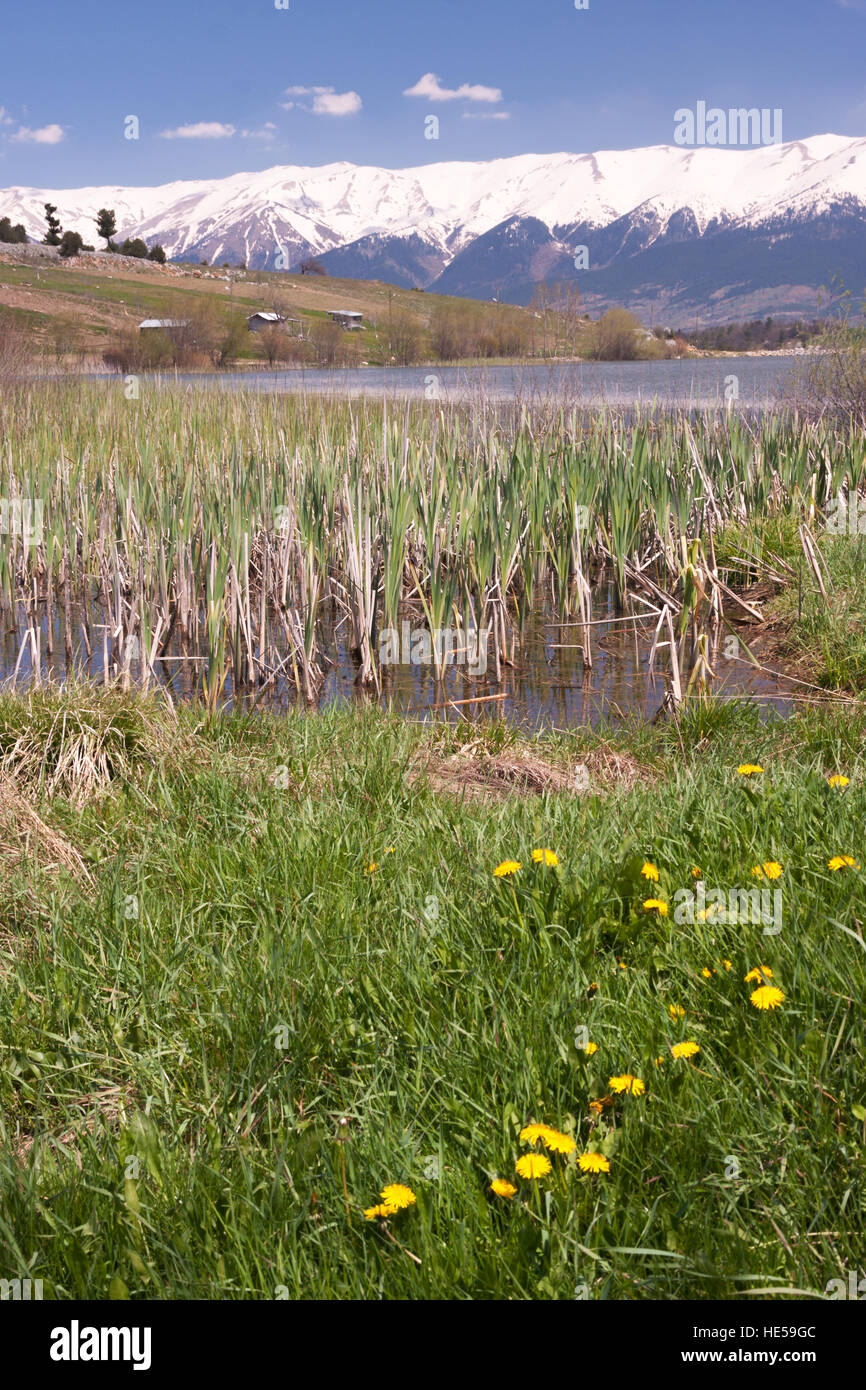Spring snow mountains hi-res stock photography and images - Alamy