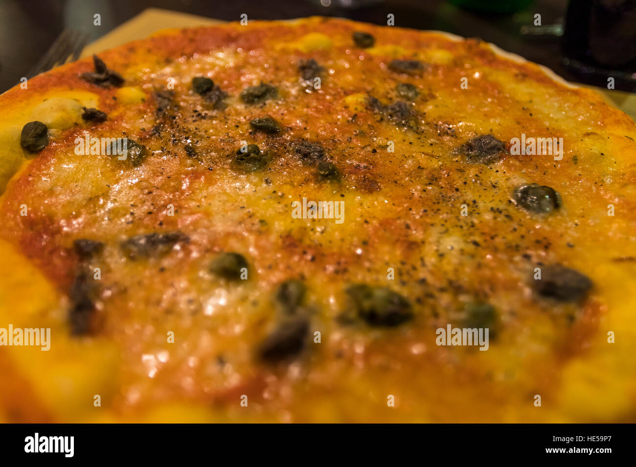 Italian classic and said to be the original Pizza Napoli. Attributed to ...