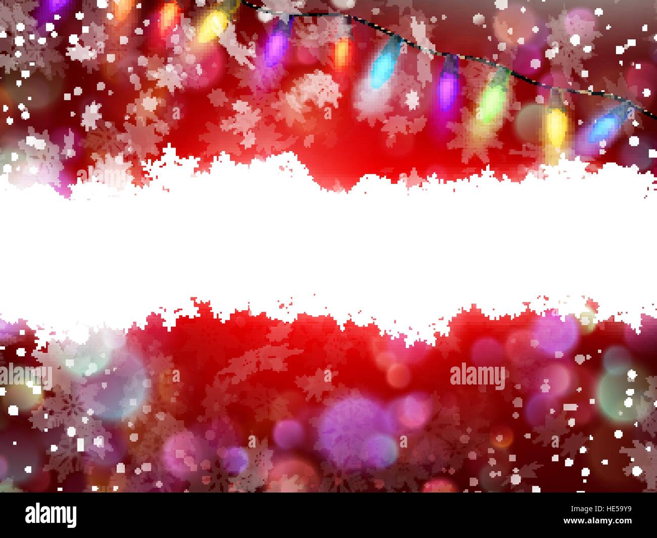 Christmas style red frame Stock Vector Images - Alamy