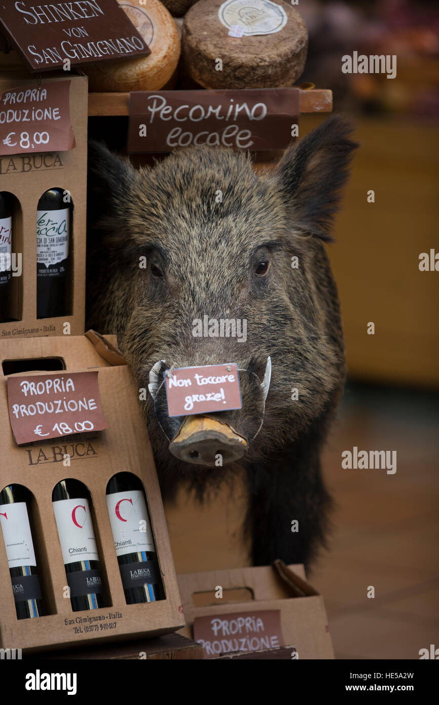 Food Shop In San Gimignano High Resolution Stock Photography and Images ...
