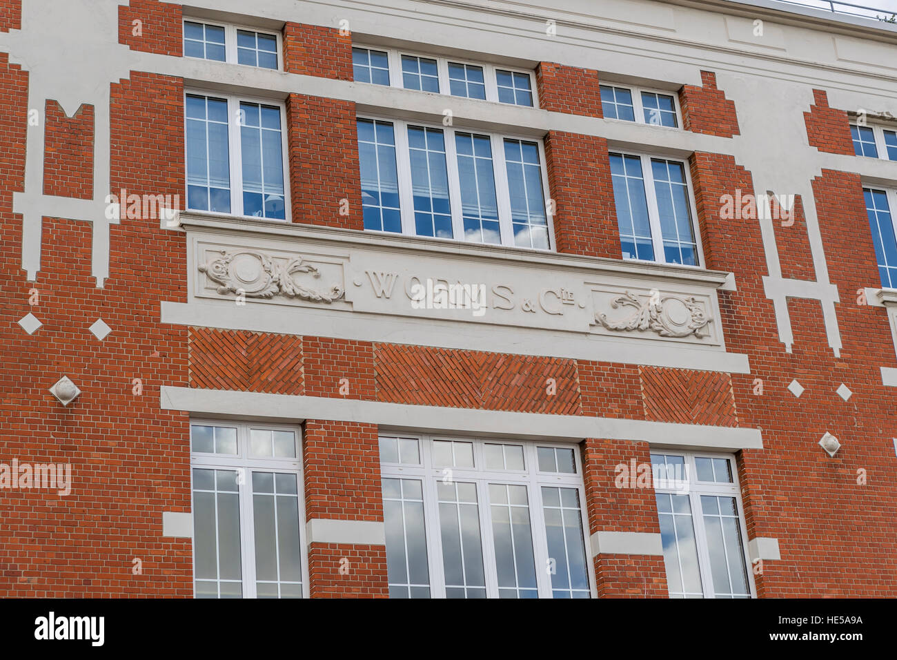 Worms and Co building, Dunkirk Maritime Museum, France Stock Photo - Alamy