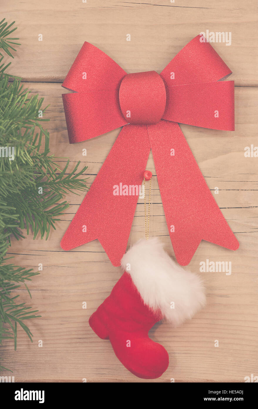 Hanging christmas boot tree decoration hi-res stock photography and ...