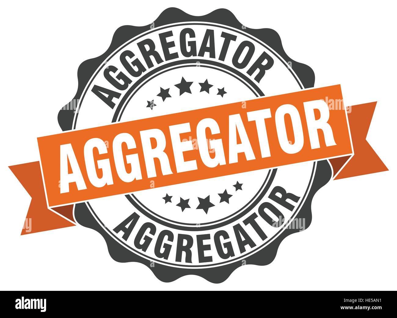 aggregator stamp. sign. seal Stock Vector Image & Art - Alamy