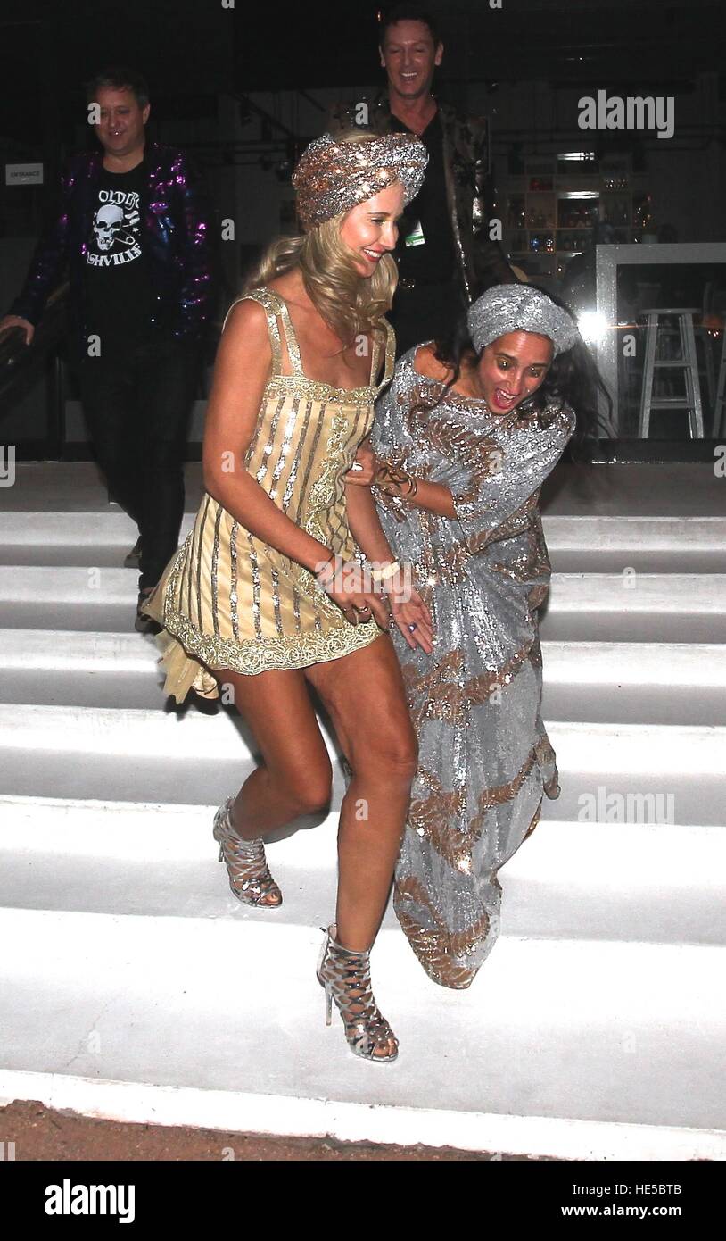 Lady Victoria Hervey leaving Julia Clancey's afterparty at 849 ...