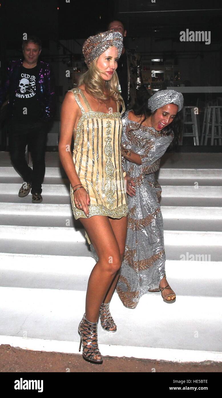 Lady Victoria Hervey leaving Julia Clancey's afterparty at 849 ...