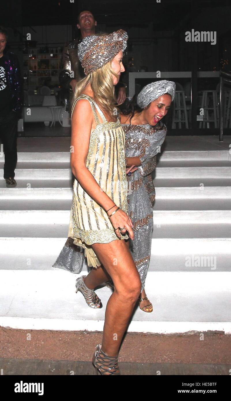 Lady Victoria Hervey leaving Julia Clancey's afterparty at 849 ...