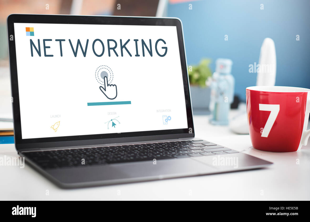 Technology Networking Communication Connection Concept Stock Photo - Alamy