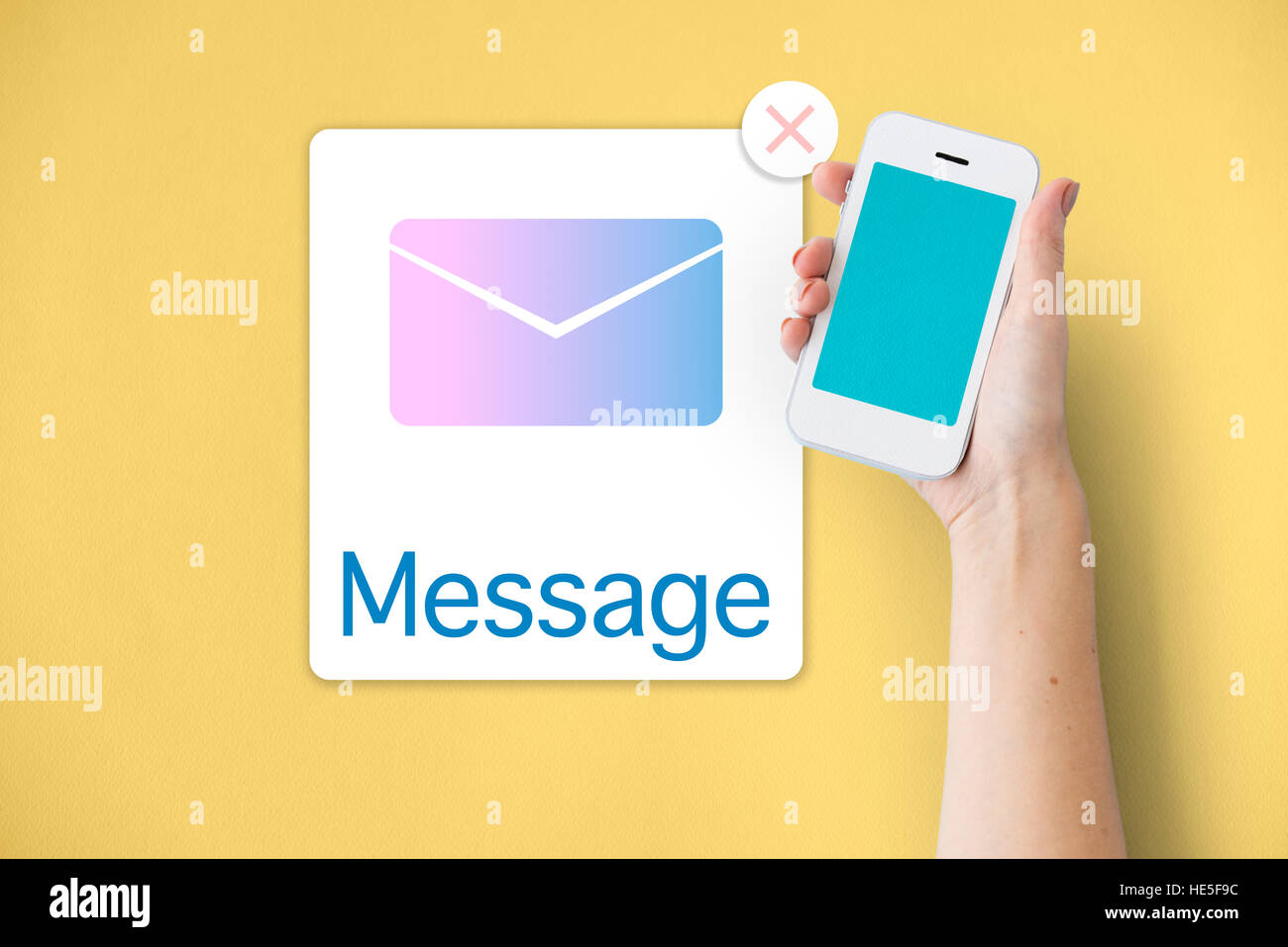 Message Communication Connection Contact Concept Stock Photo - Alamy