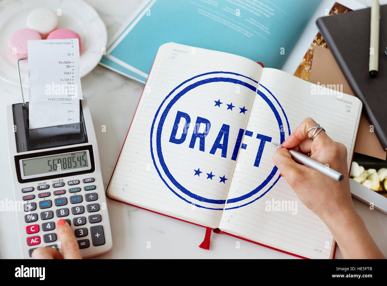 Draft Design Line Outline Sketch Style Graphic Concept Stock Photo - Alamy