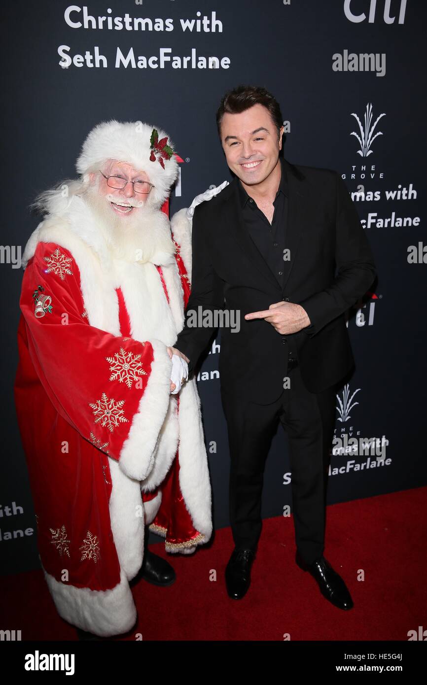 Celebrities seen attending the Grove Christmas with Seth MacFarlane ...