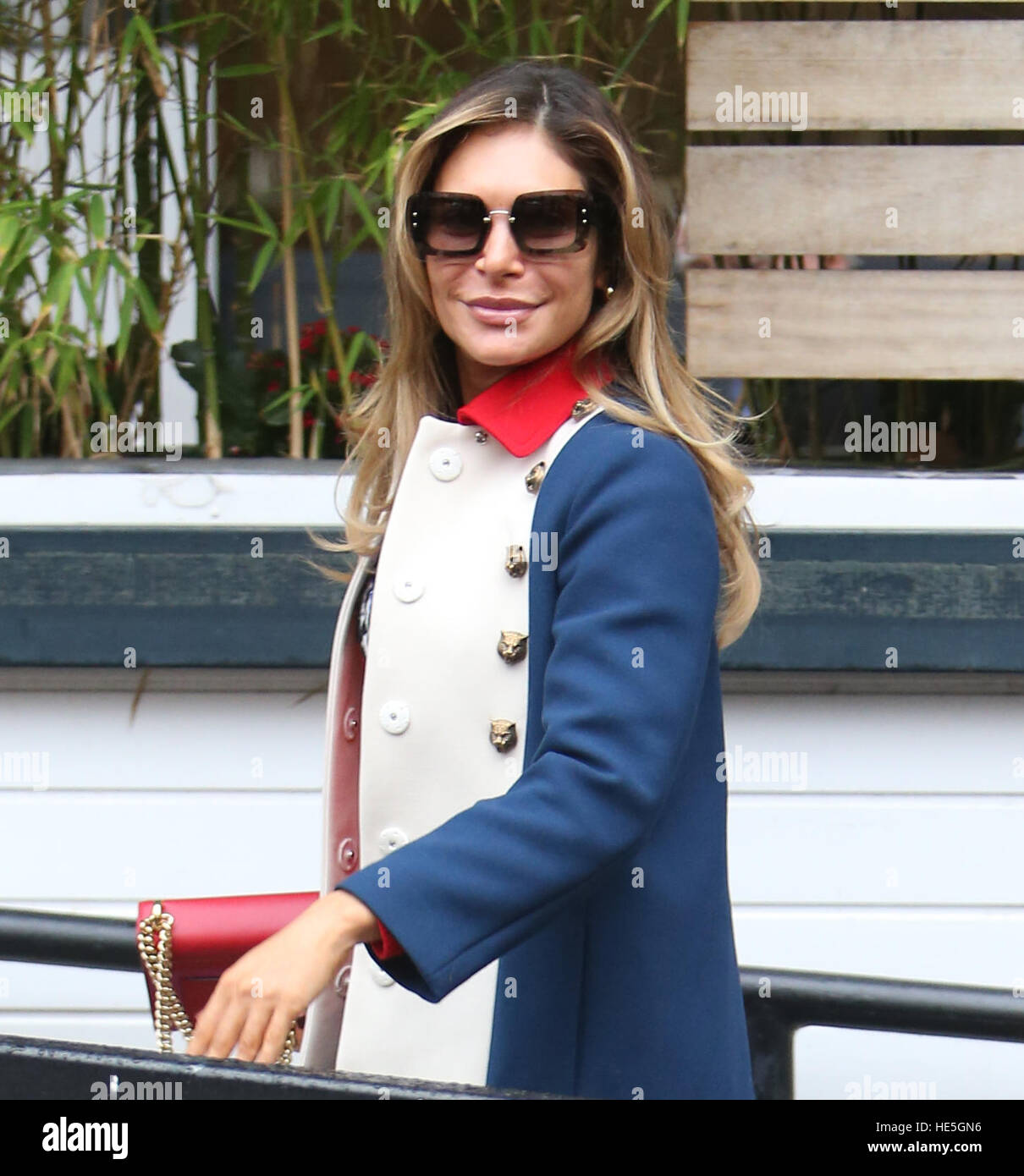 Ayda Field with her mother outside ITV Studios Featuring: Ayda Field ...