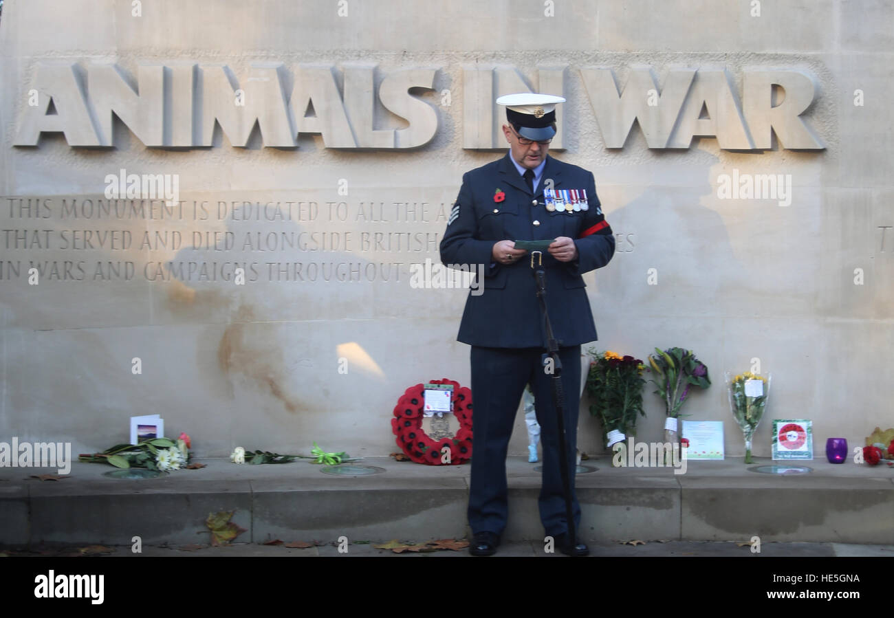 Flight Sergeant Steven Penman attending a Service of Remembrance by the ...