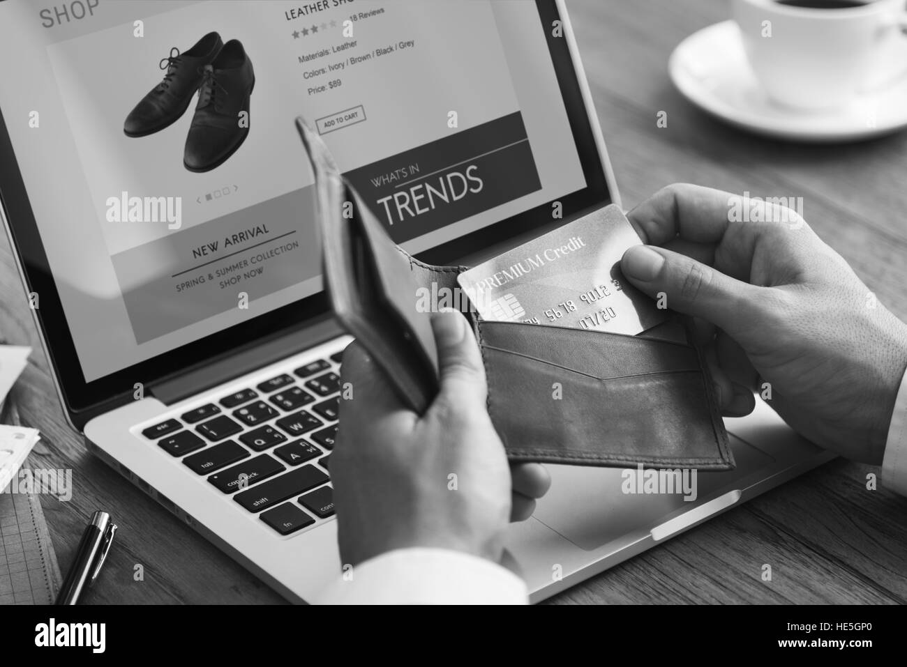 Man credit card money Black and White Stock Photos & Images - Alamy