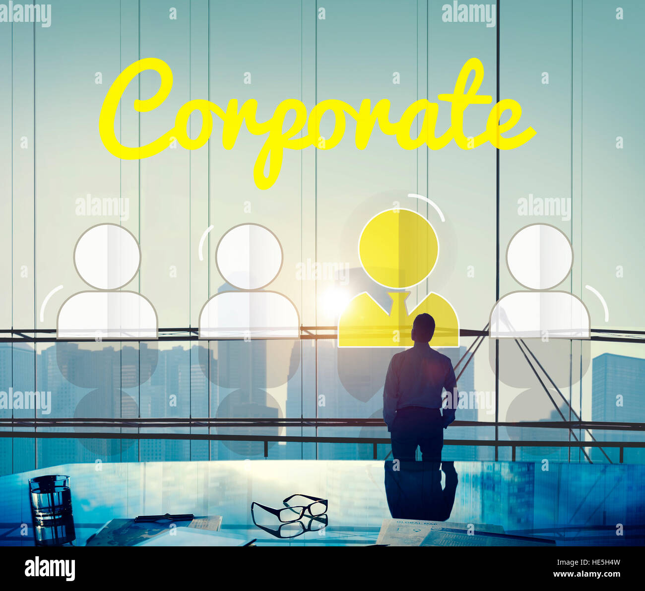Partnership corporate team leader font hi-res stock photography and ...