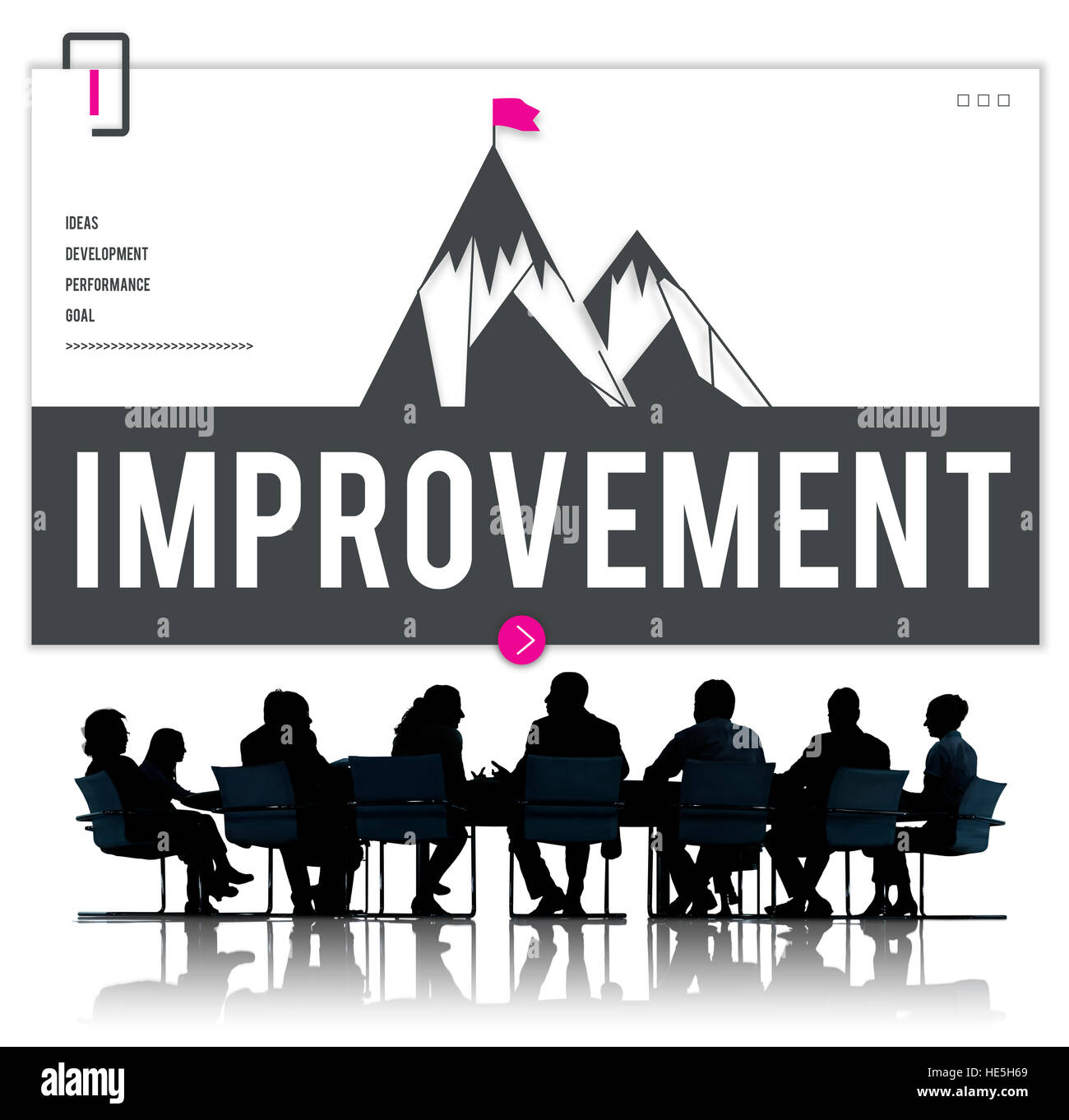 Challenge Target Improvement Strategy Concept Stock Photo - Alamy