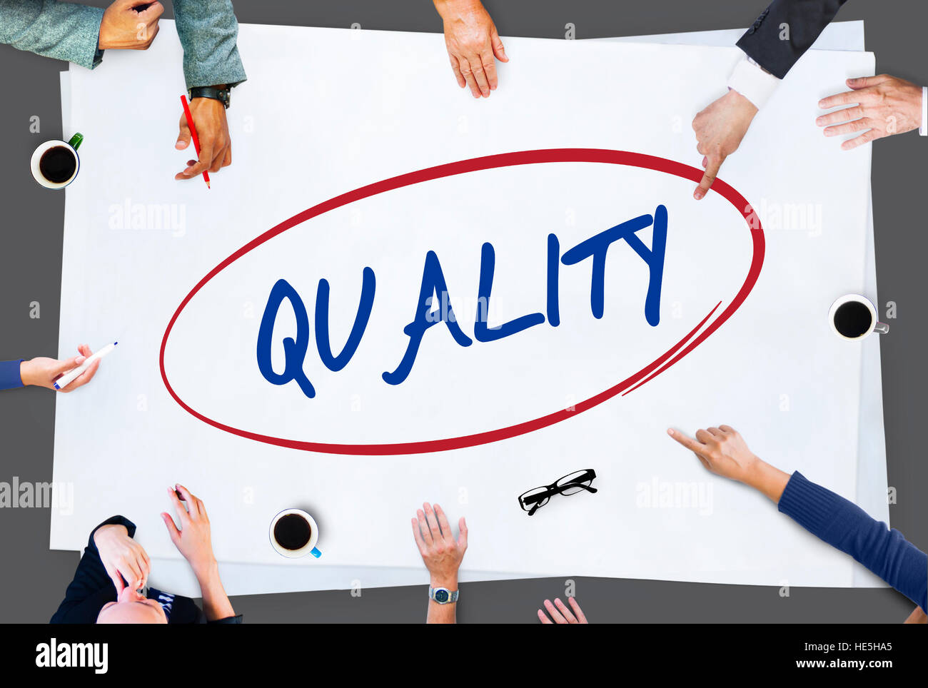 Quality Standard Rank Worth Guarantee Best Concept Stock Photo - Alamy