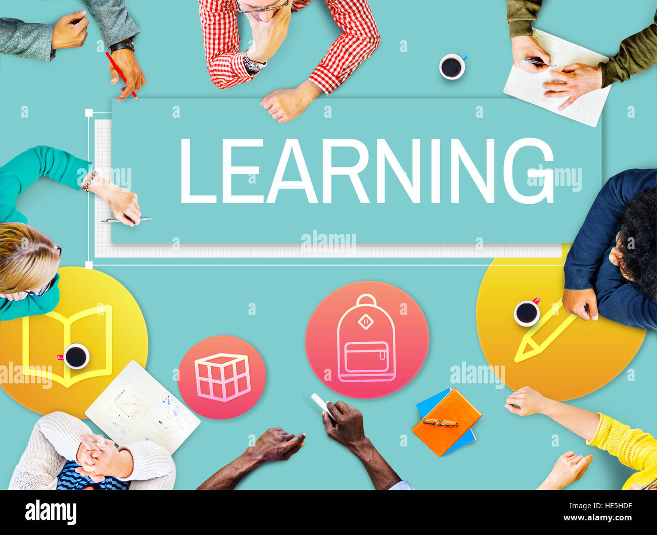 Study School Academic Icon Graphic Concept Stock Photo - Alamy