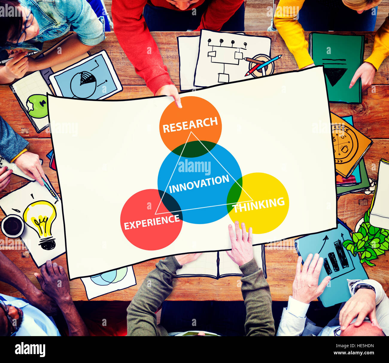 Inspire Be Creative Thinking Concept Stock Photo - Alamy