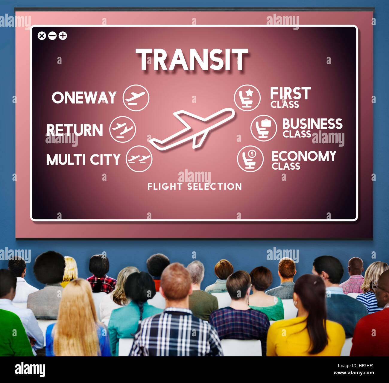 Flight Information Selection Tourism Transport Concept Stock Photo - Alamy