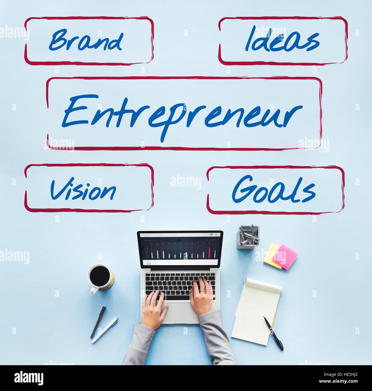 Business Entrepreneur Strategy Development Ideas Concept Stock Photo ...