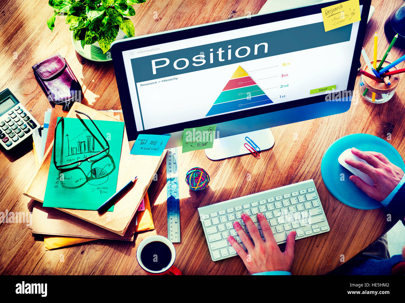 Hierarchy Organization Structure Position Chart Concept Stock Photo - Alamy