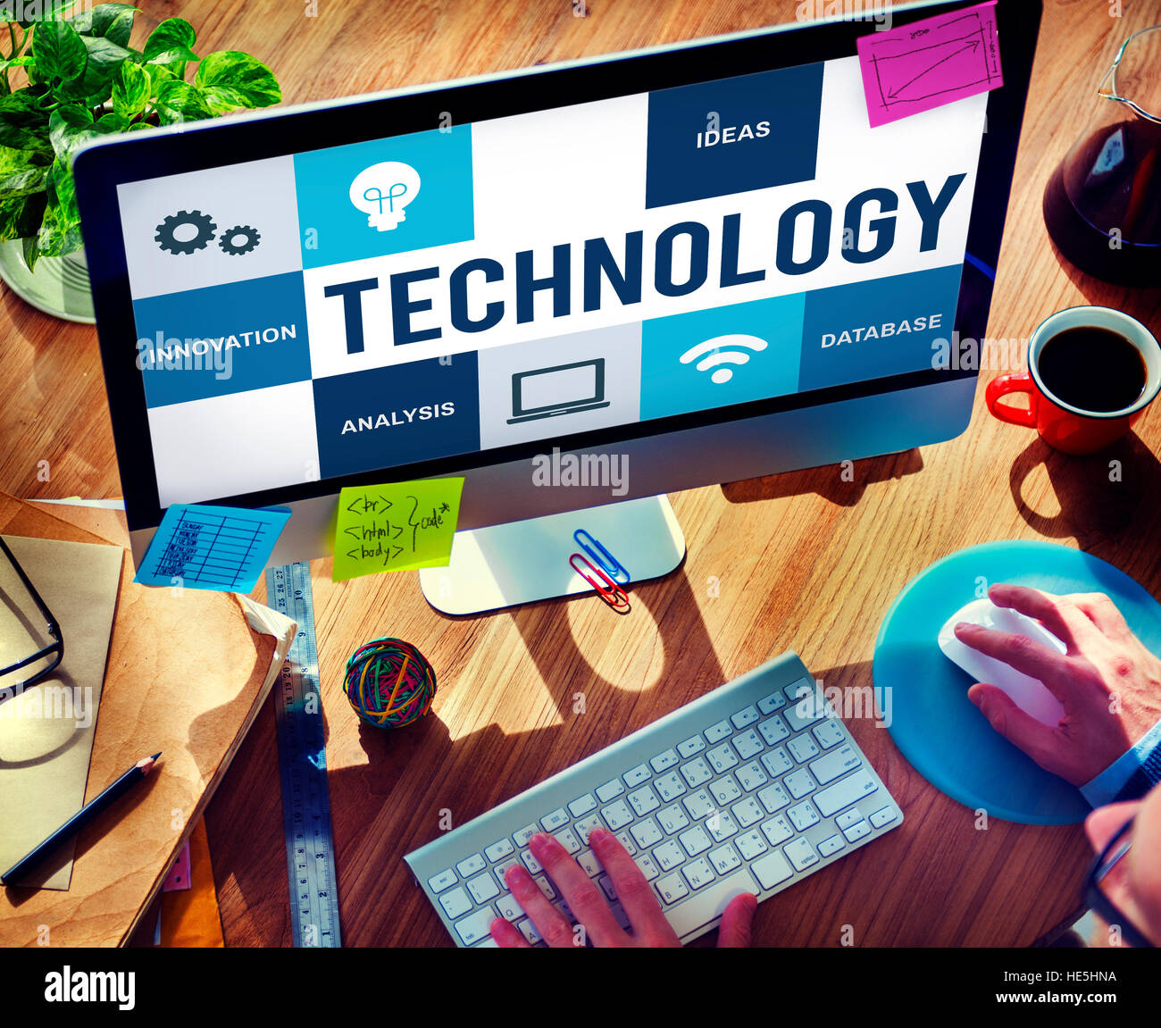 Communication Connection Idea Technology Concept Stock Photo - Alamy