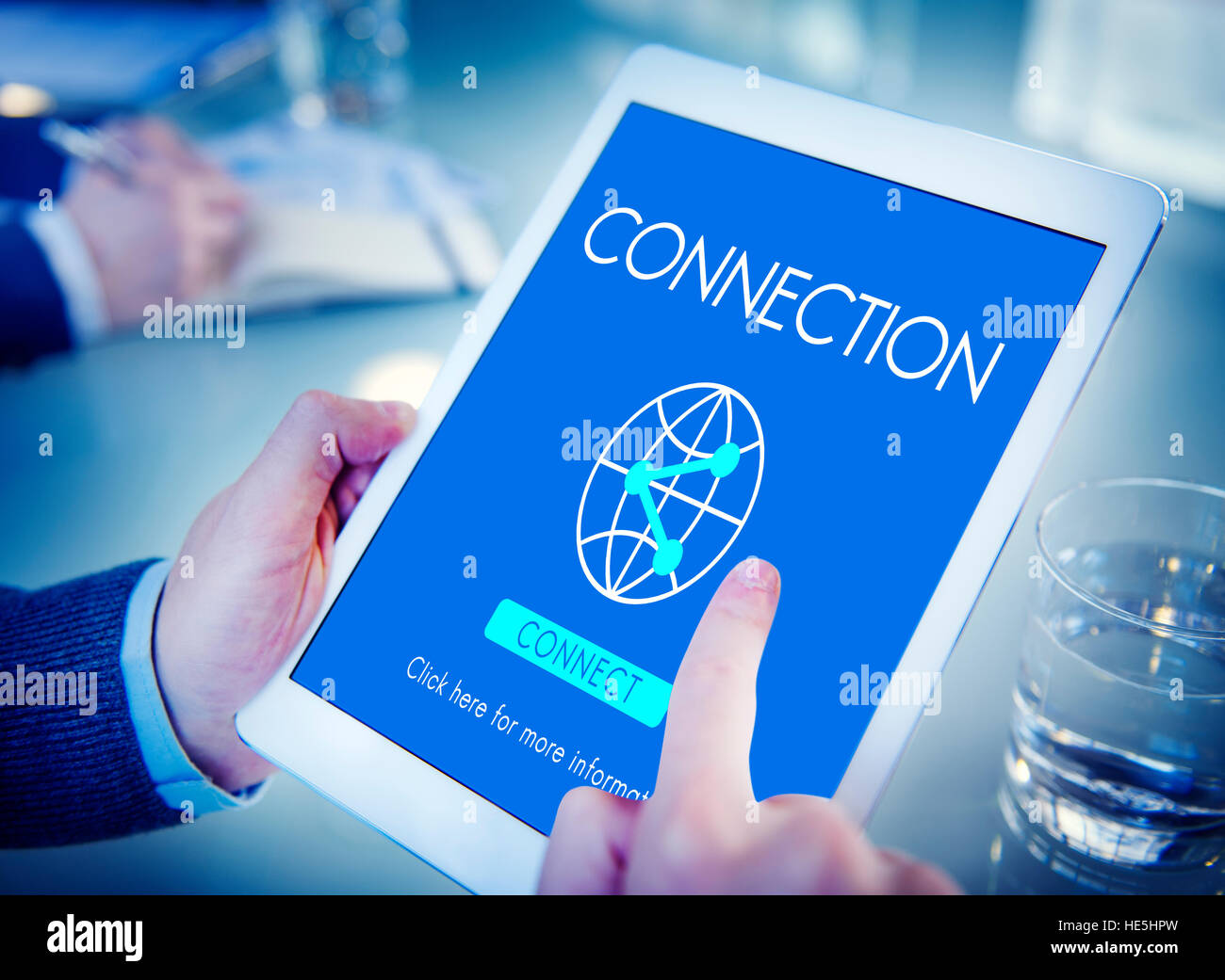 Connection Globalization Technology Internet Concept Stock Photo - Alamy