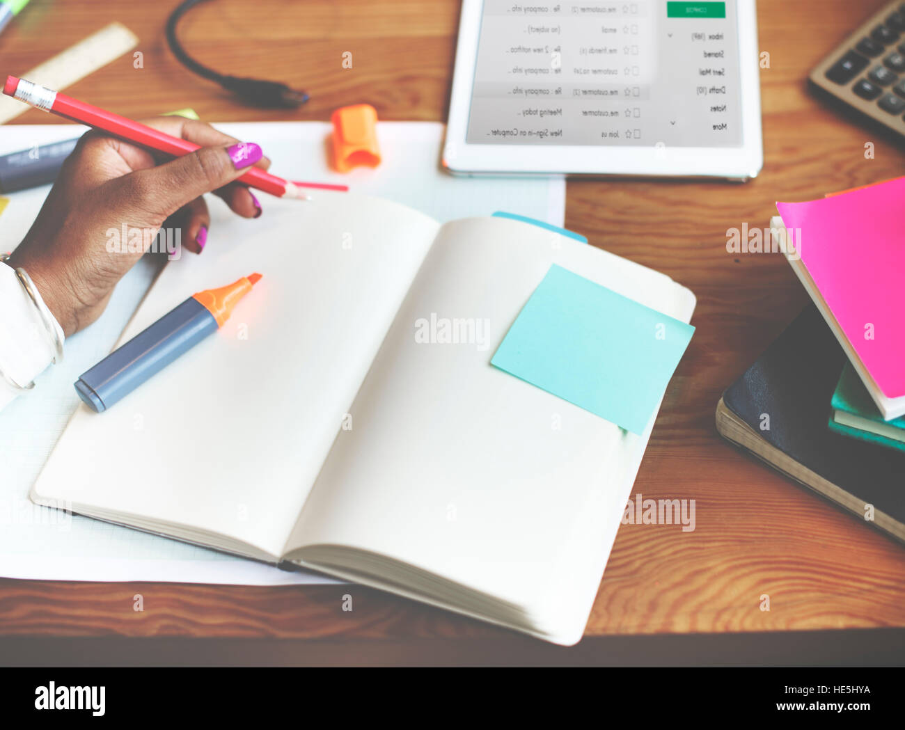 Idea Note Planning Professional Searching Concept Stock Photo - Alamy