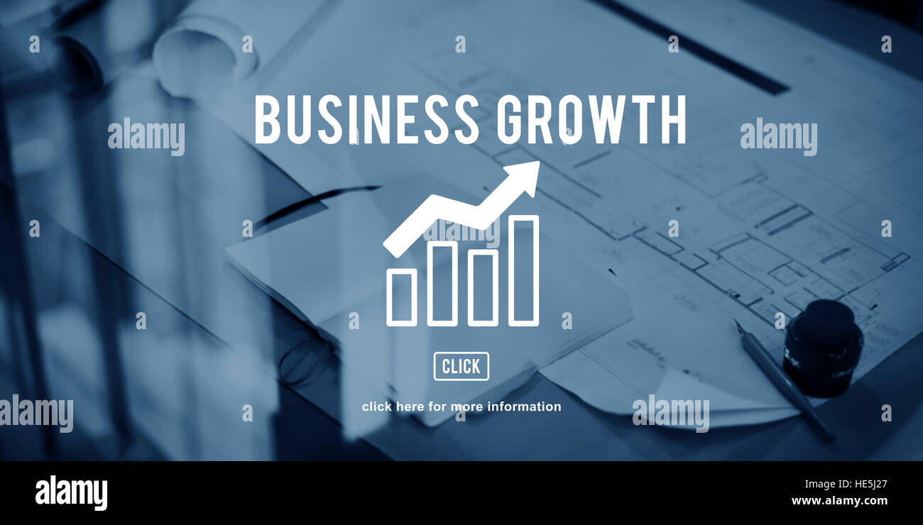 Business Progress Report Graph Concept Stock Photo - Alamy