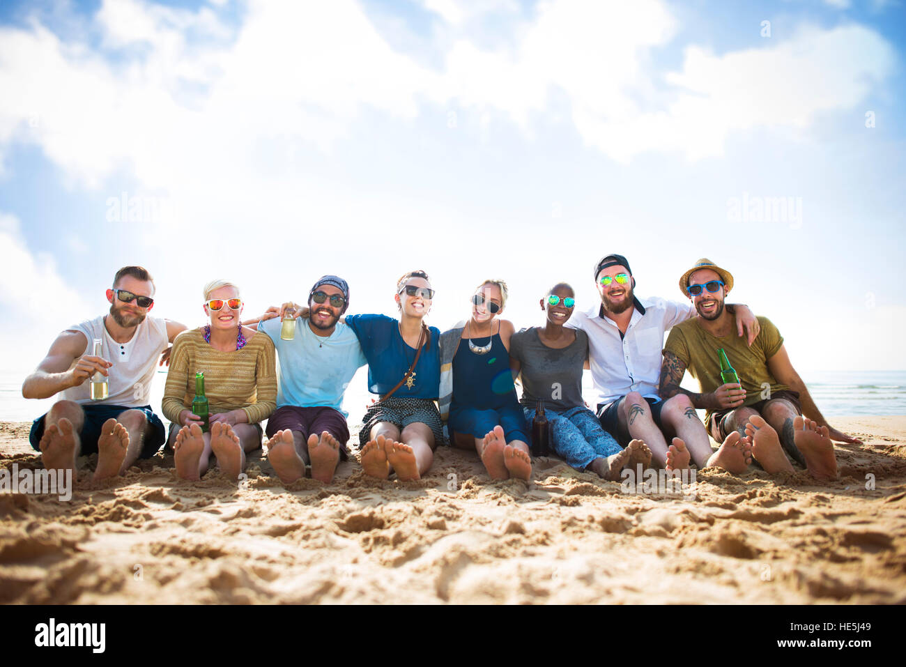 Group Of People Hugging Concept Stock Photo - Alamy