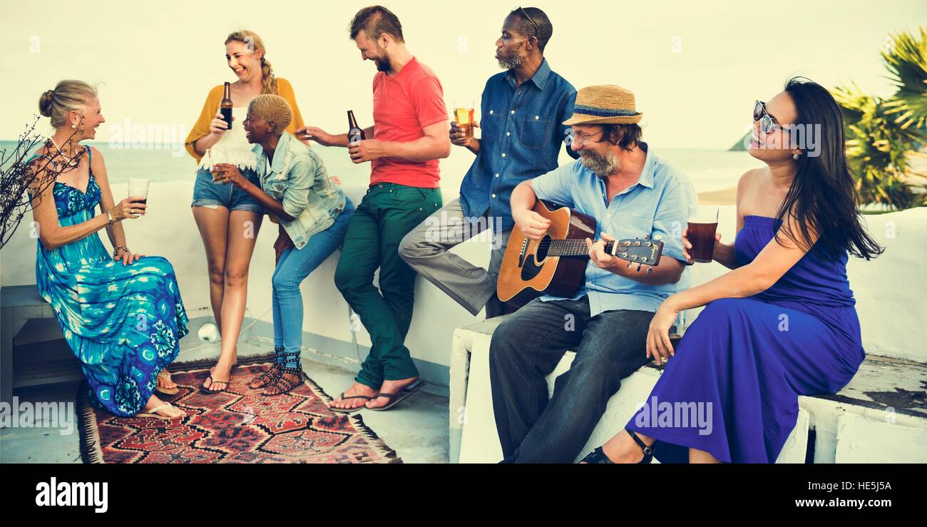 Group Of People Together Concept Stock Photo - Alamy