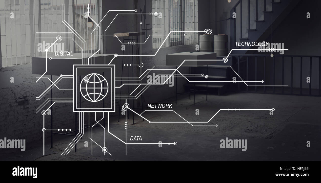 Network Matrix Internet Computer System Net Concept Stock Photo - Alamy