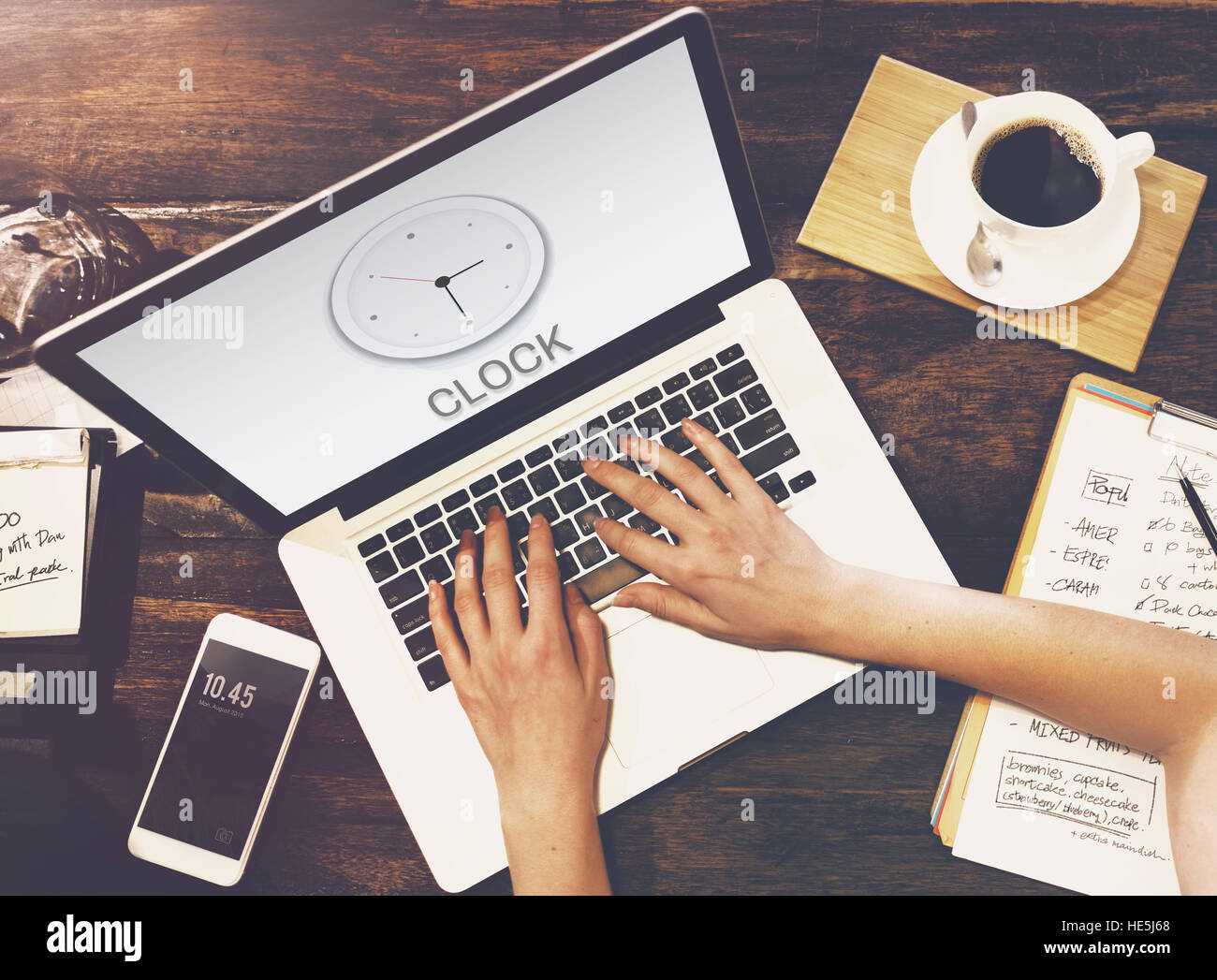 Clock Watch Time Moment Concept Stock Photo - Alamy