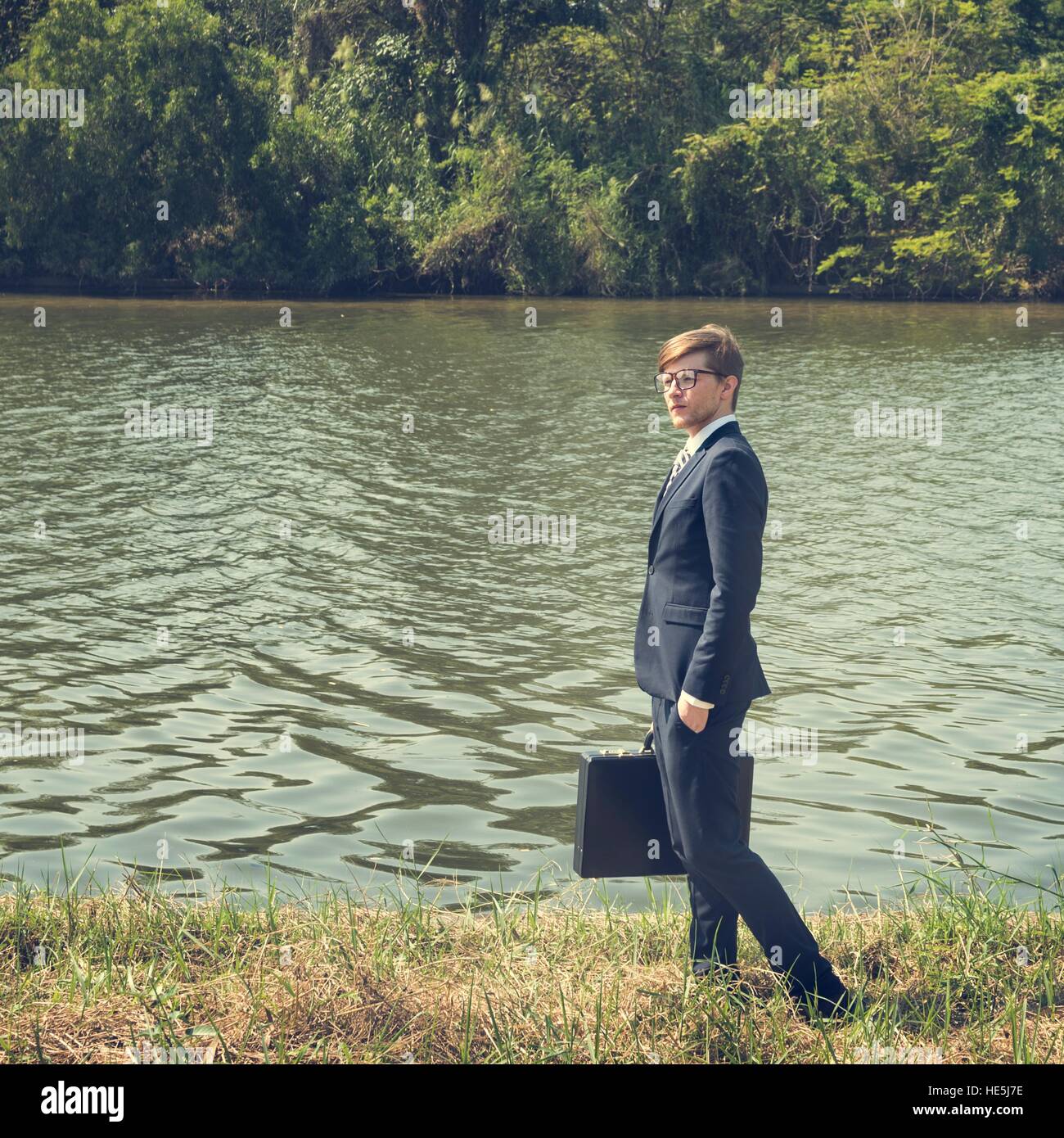 Businessman Aspiration Strategy Planning Vision Concept Stock Photo - Alamy