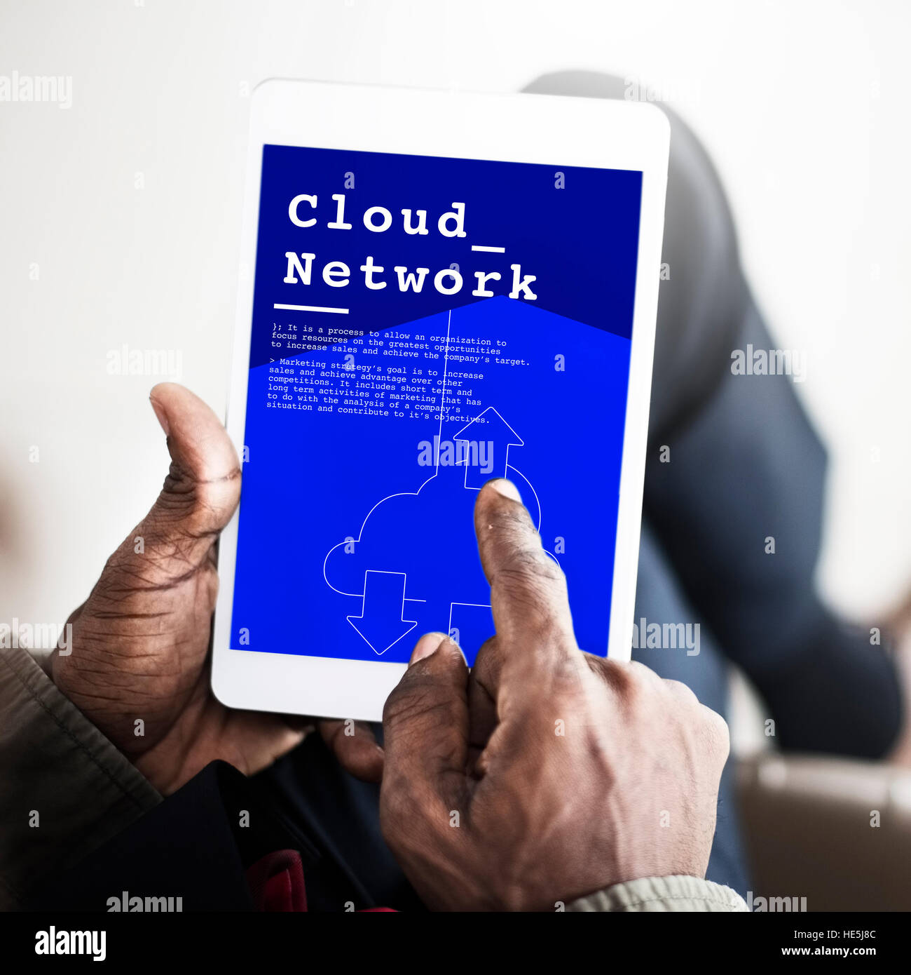 Cloud Computing Network Connection Concept Stock Photo - Alamy