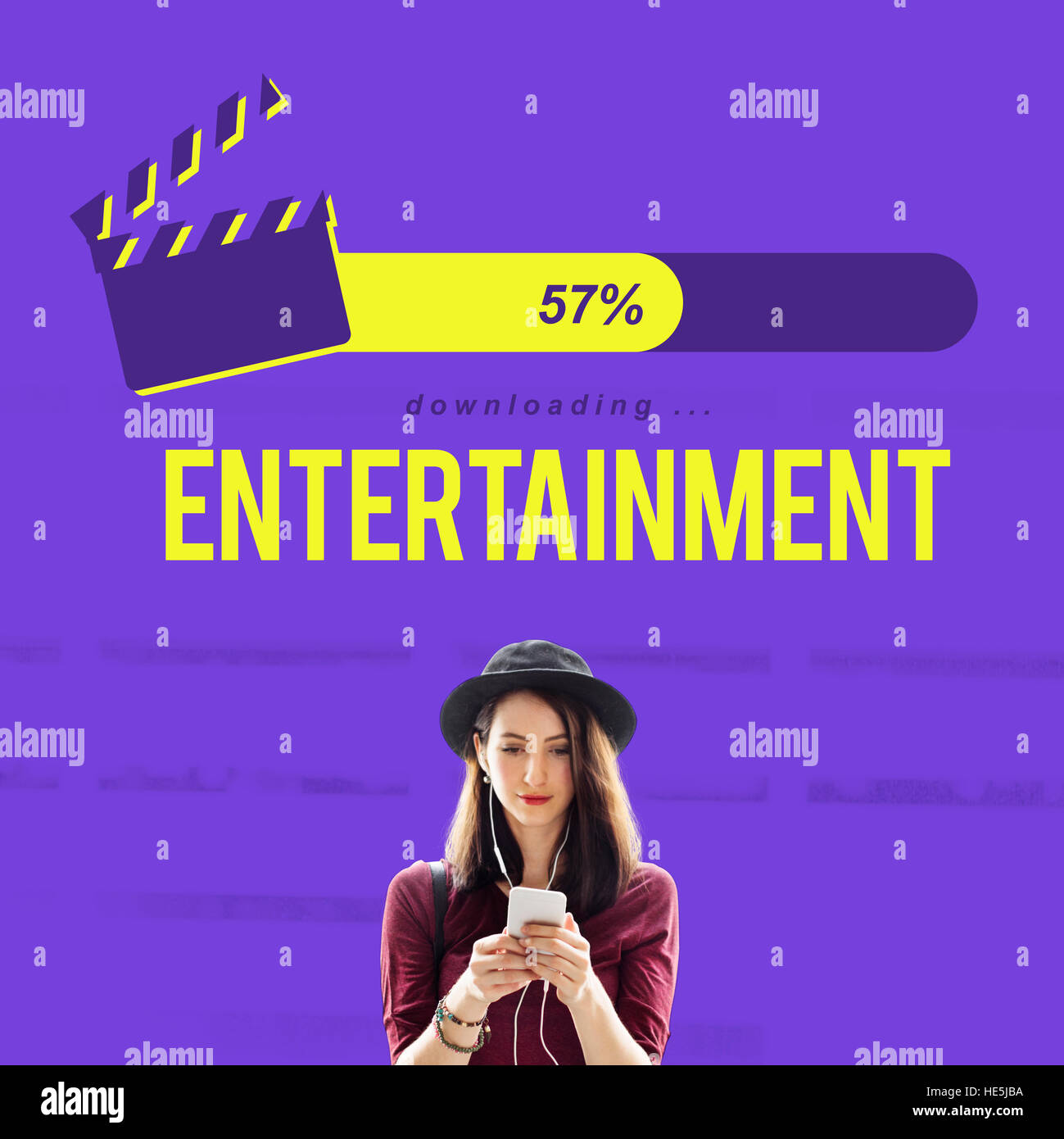 Entertainment Multimedia Theatre Movies Concept Stock Photo - Alamy