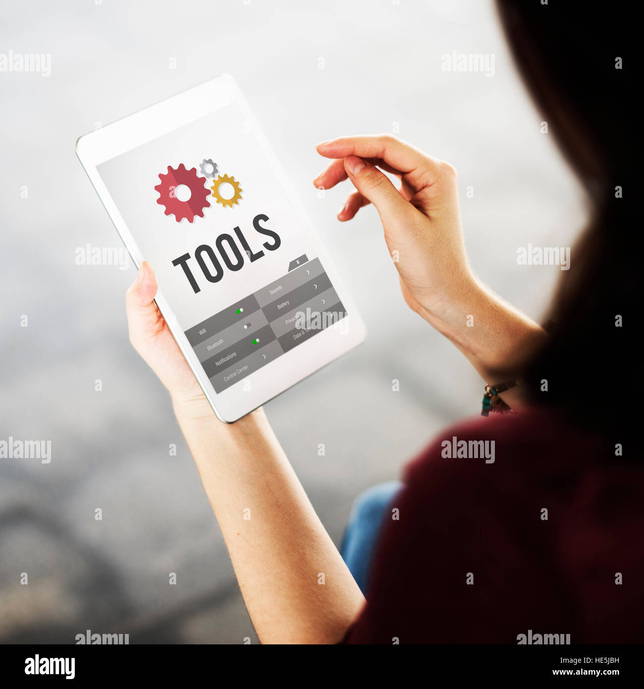 Design tools setup hi-res stock photography and images - Alamy