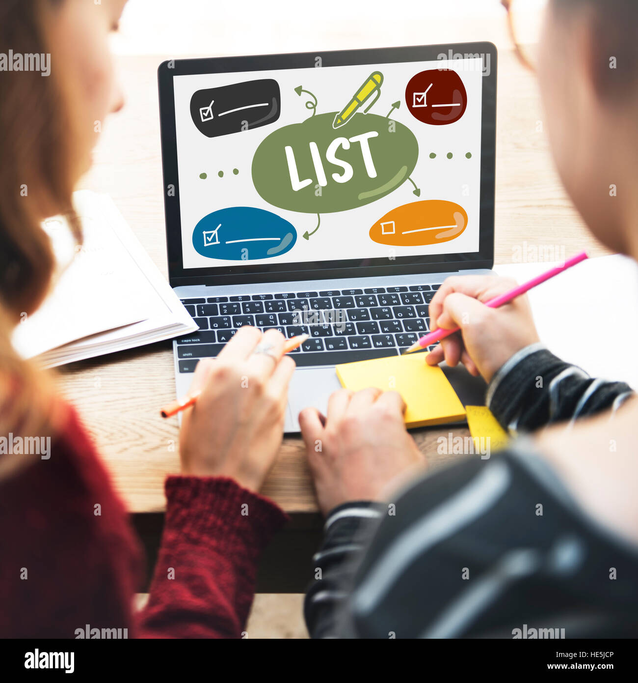 Plan Task Memo List Concept Stock Photo - Alamy