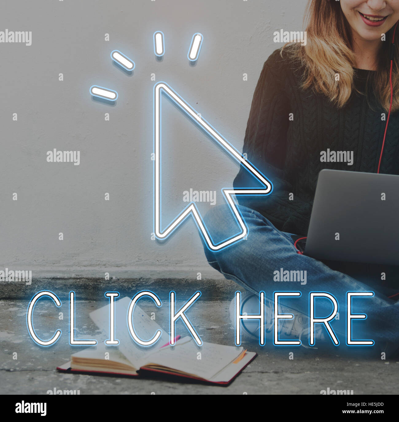 Click mouse pointer icon hi-res stock photography and images - Alamy