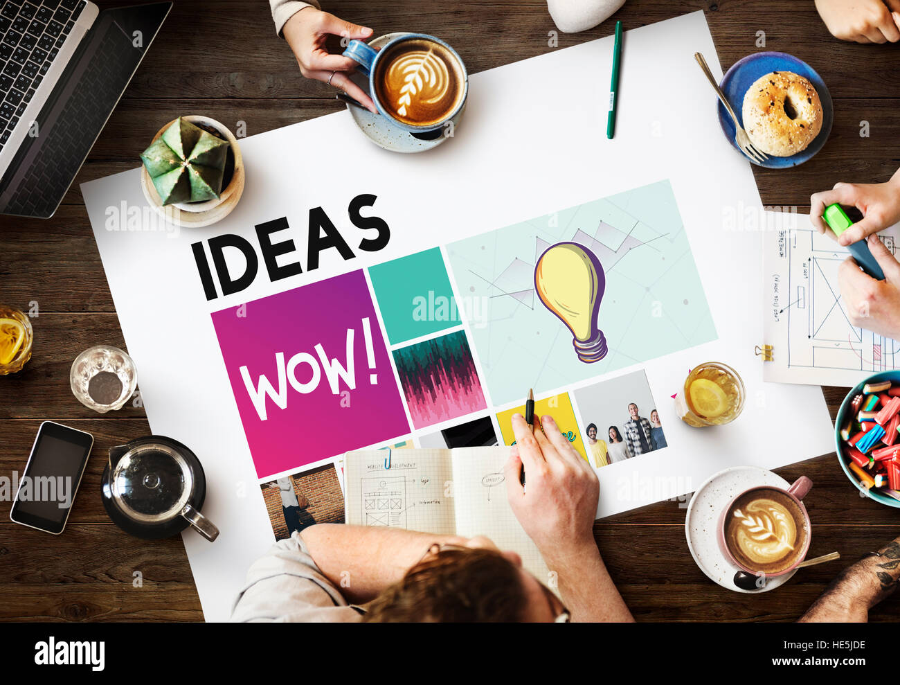 Ideas Imagination Inspiration Thoughts Graphic Concept Stock Photo - Alamy