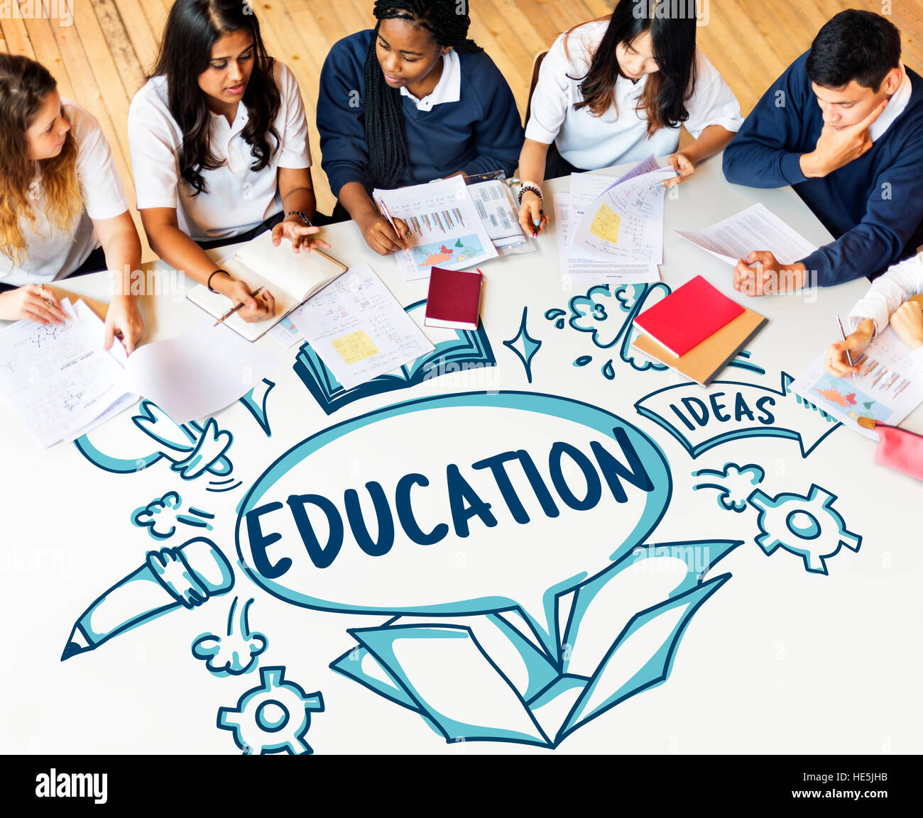 Education Learning Ideas School Knowledge Concept Stock Photo - Alamy