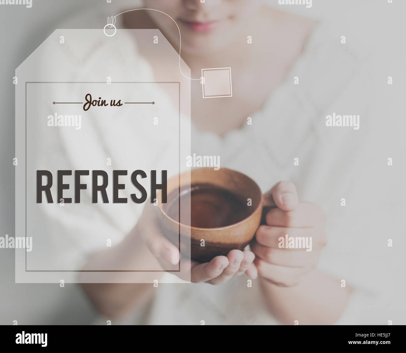 Break Tea Coffee Time Relax Concept Stock Photo - Alamy