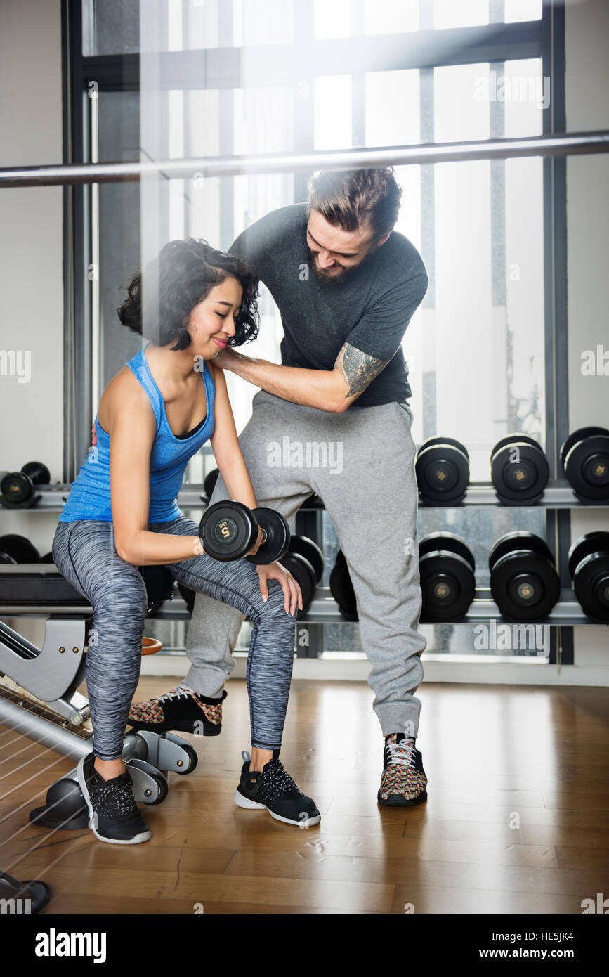 Bodybuilding fitness gym concept hi-res stock photography and images ...