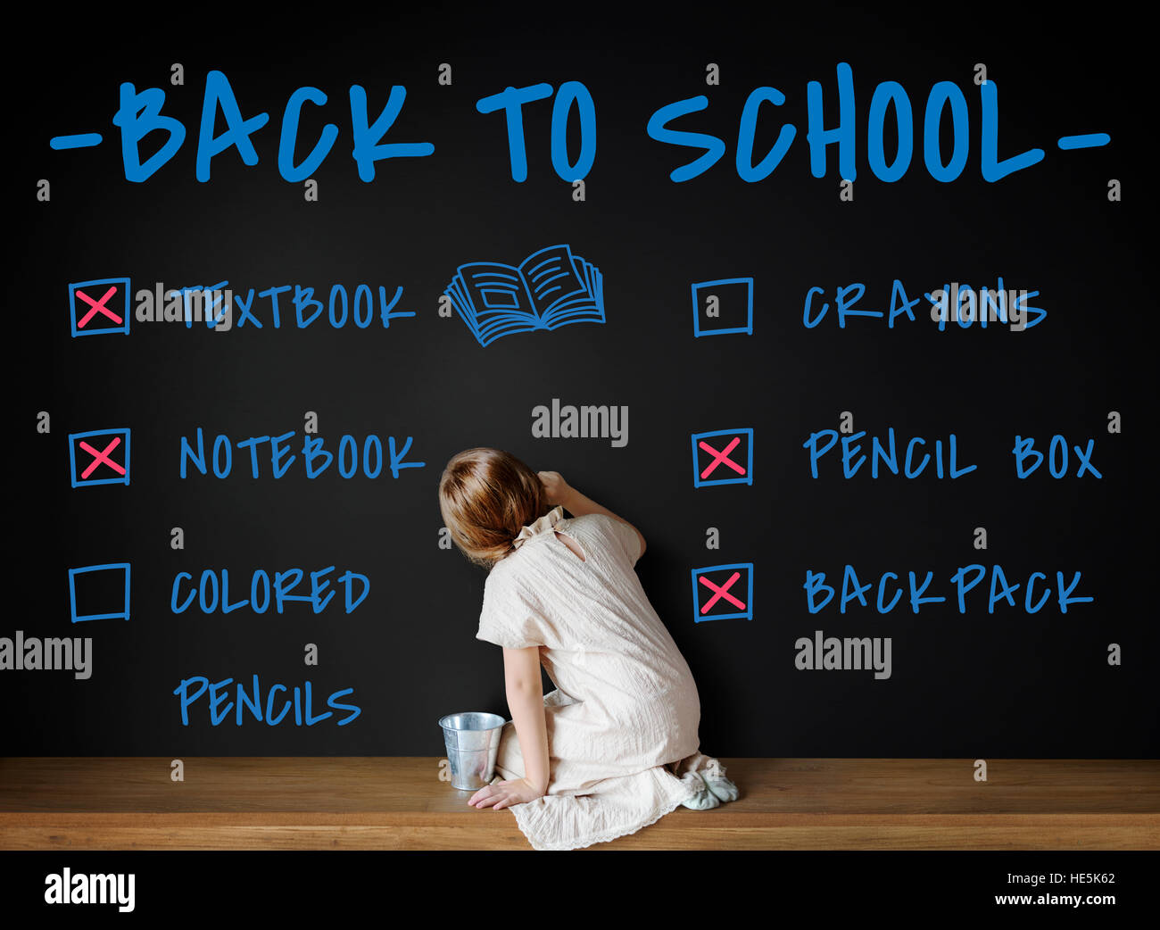 Back to School Education Knowledge Insight Wisdom Concept Stock Photo ...