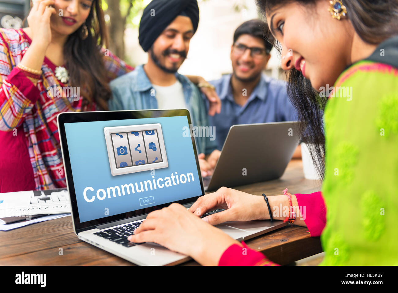 Technology Networking Multimedia Internet Concept Stock Photo - Alamy