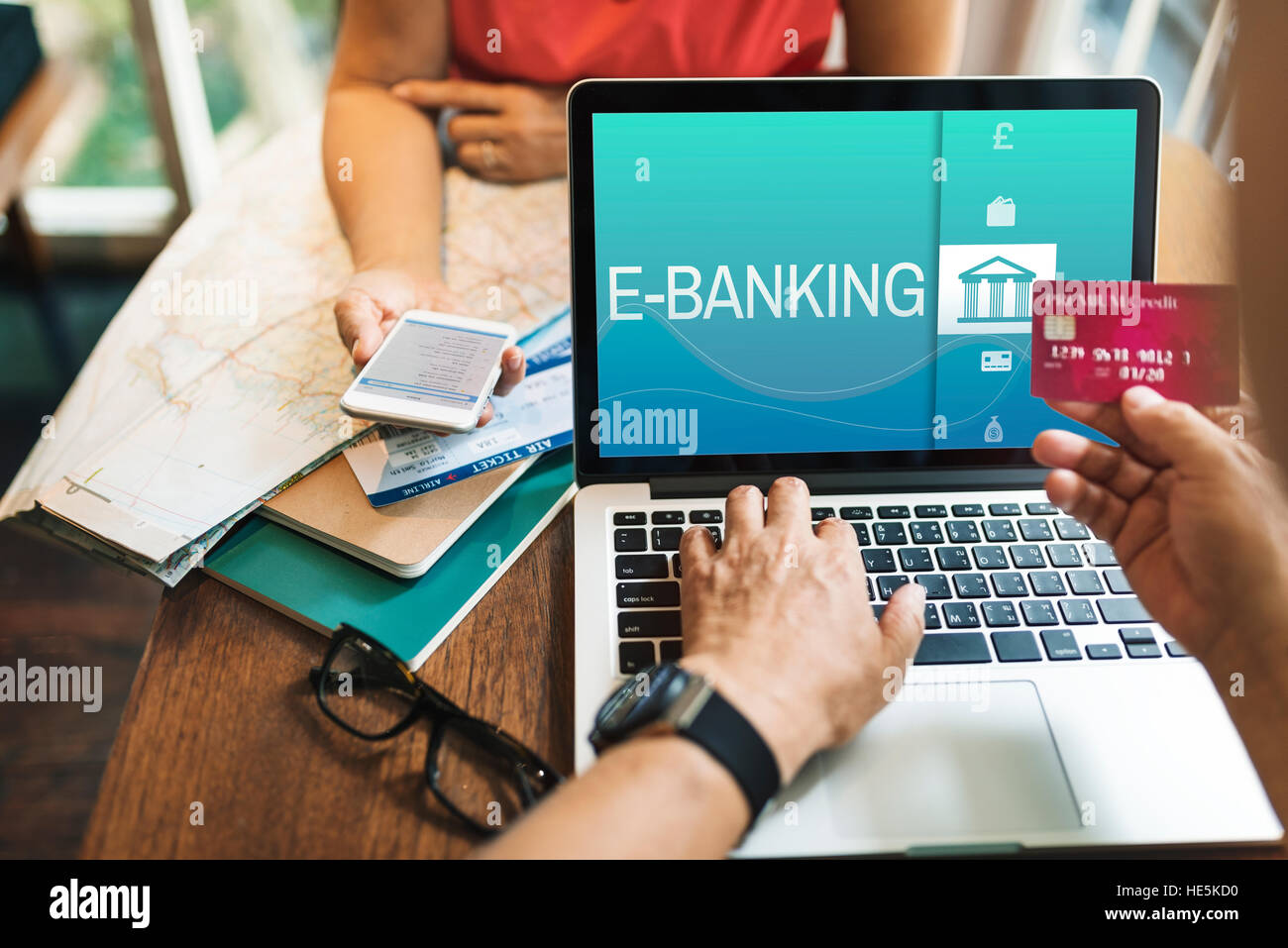 Online Banking Payment Finance Concept Stock Photo - Alamy
