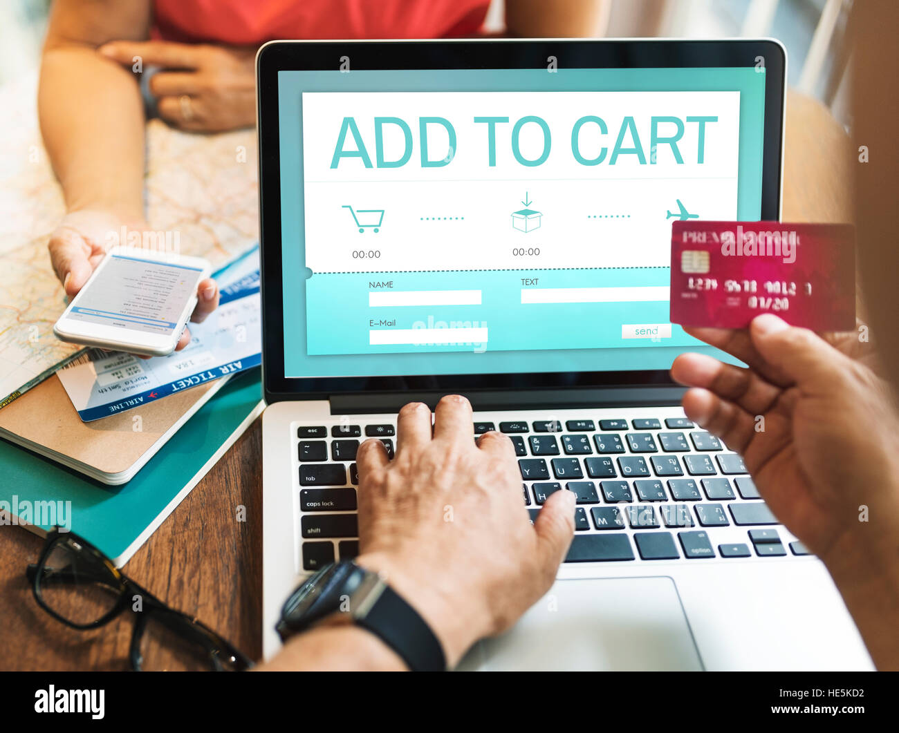 Online E-Commerce Shopping Interface Concept Stock Photo - Alamy