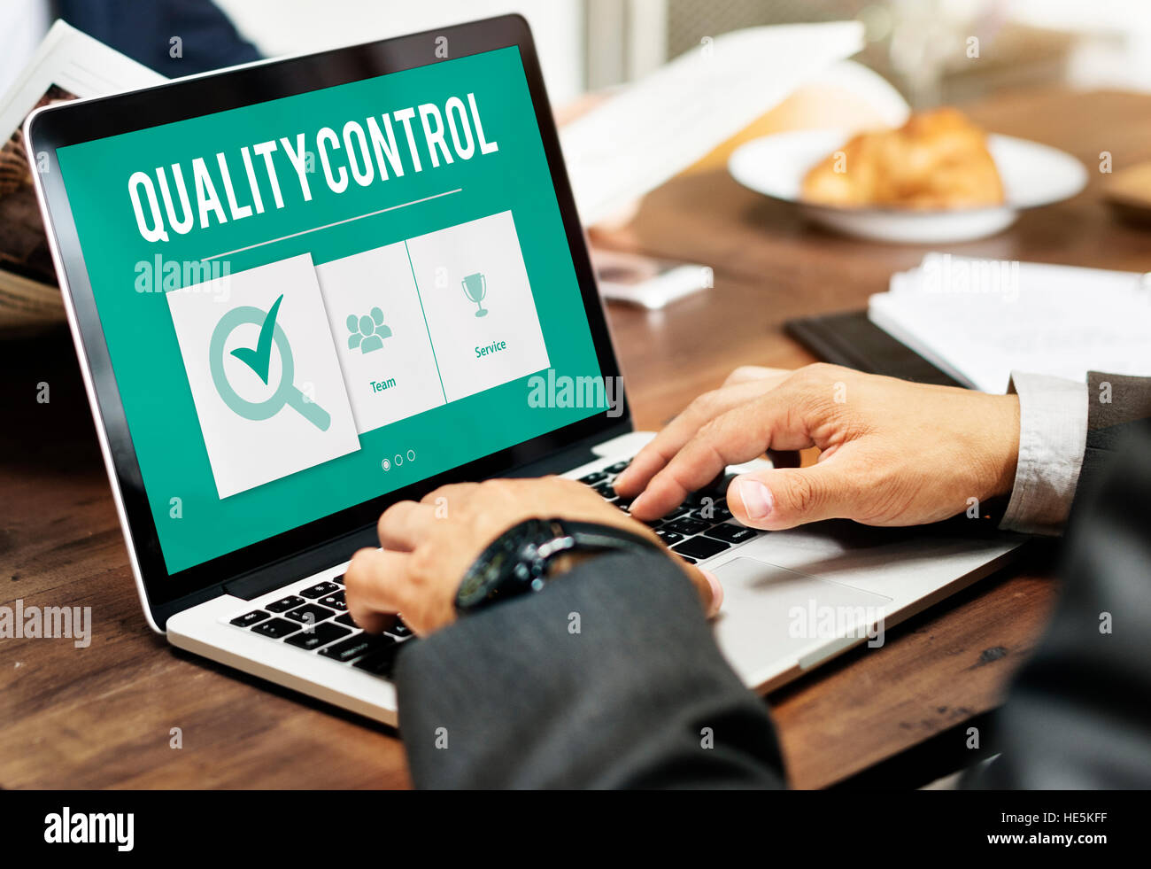 Quality Control Improvement Development Concept Stock Photo - Alamy