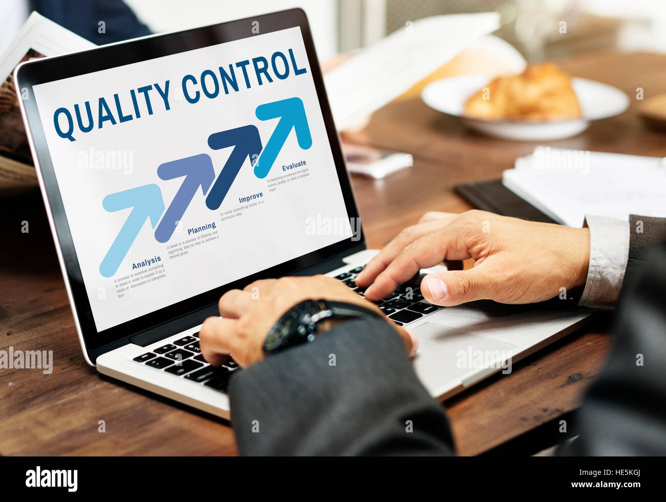 Quality Control Improvement Development Concept Stock Photo - Alamy
