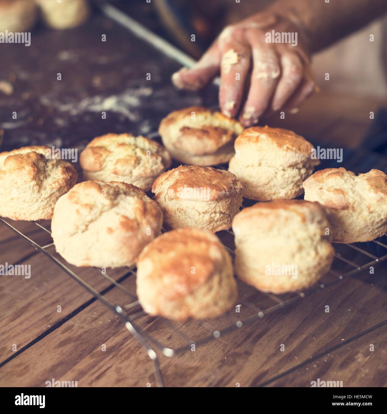 Cooked Baked Scone Bakery Pastry Concept Stock Photo - Alamy